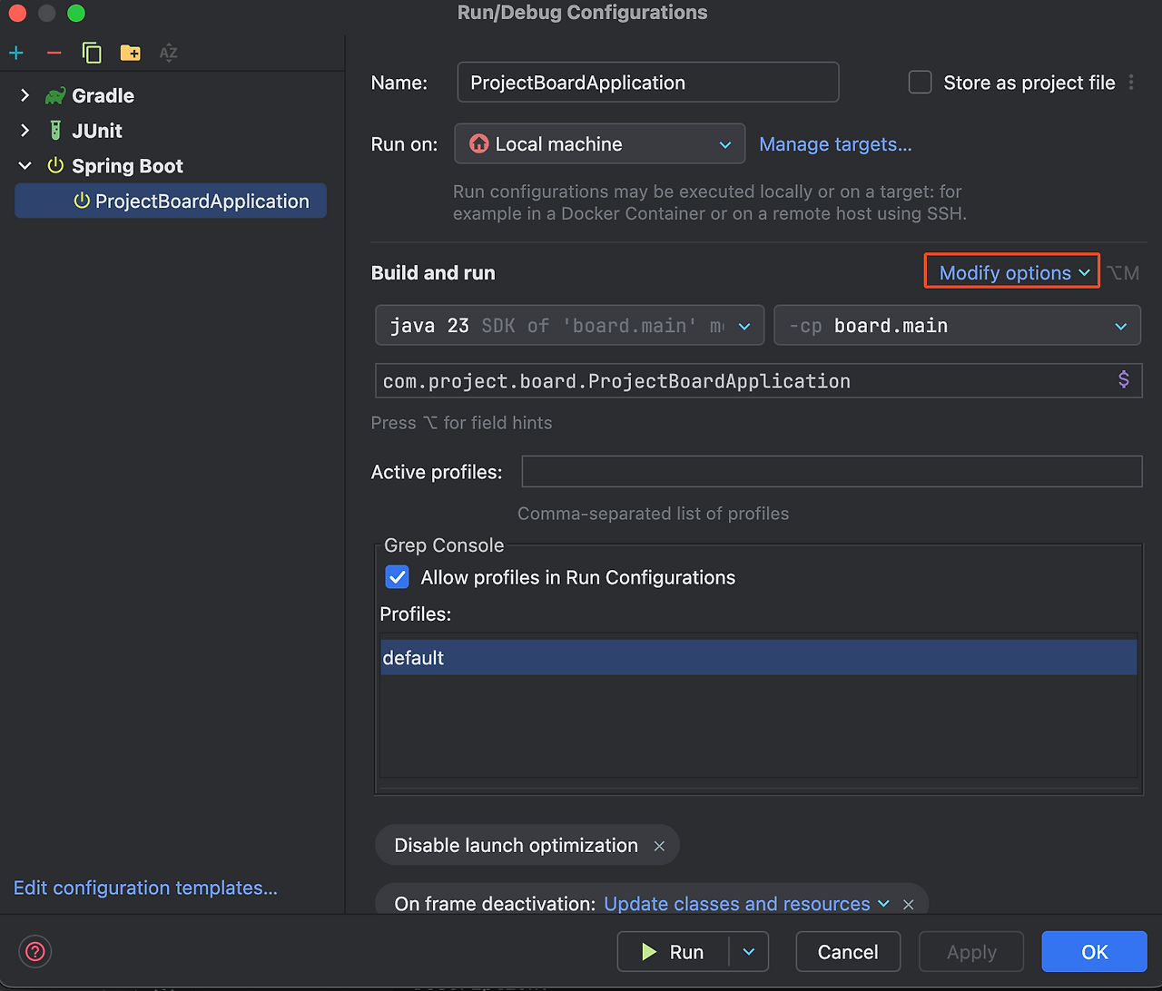 [Error] Error starting ApplicationContext. To display the condition evaluation report re-run ...
