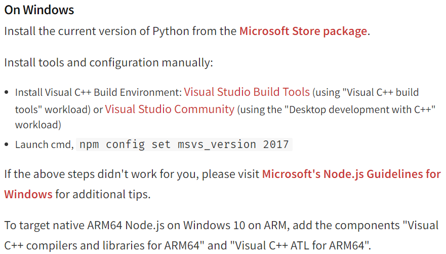 [node-gyp rebuild]Error: node-gyp failed to rebuild 에러 분석 및 해결 방법 (feat. electron-forge)
