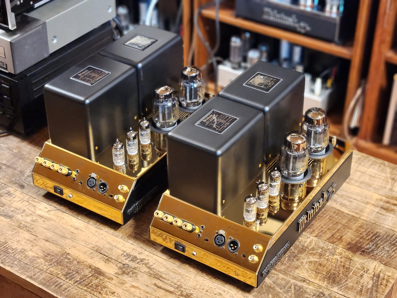 Mcintosh 맥킨토시 60주년 기념비 한정판 모델 Mc75 진공관 모노모노 파워엠프 입니다 극상품 60조한정발매 모델