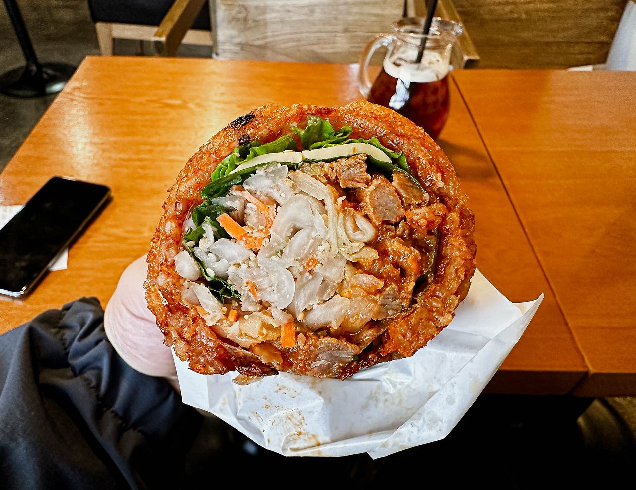 전주 두이모 카페 전국유일 이색적인 비빔밥와플 후기
