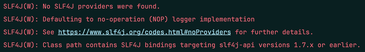 [SLF4J] Class path contains SLF4J bindings targeting slf4j-api versions 1.7.x or earlier. 에러 해결
