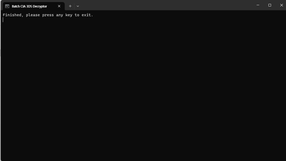 cia to 3ds 파일 변환 하기