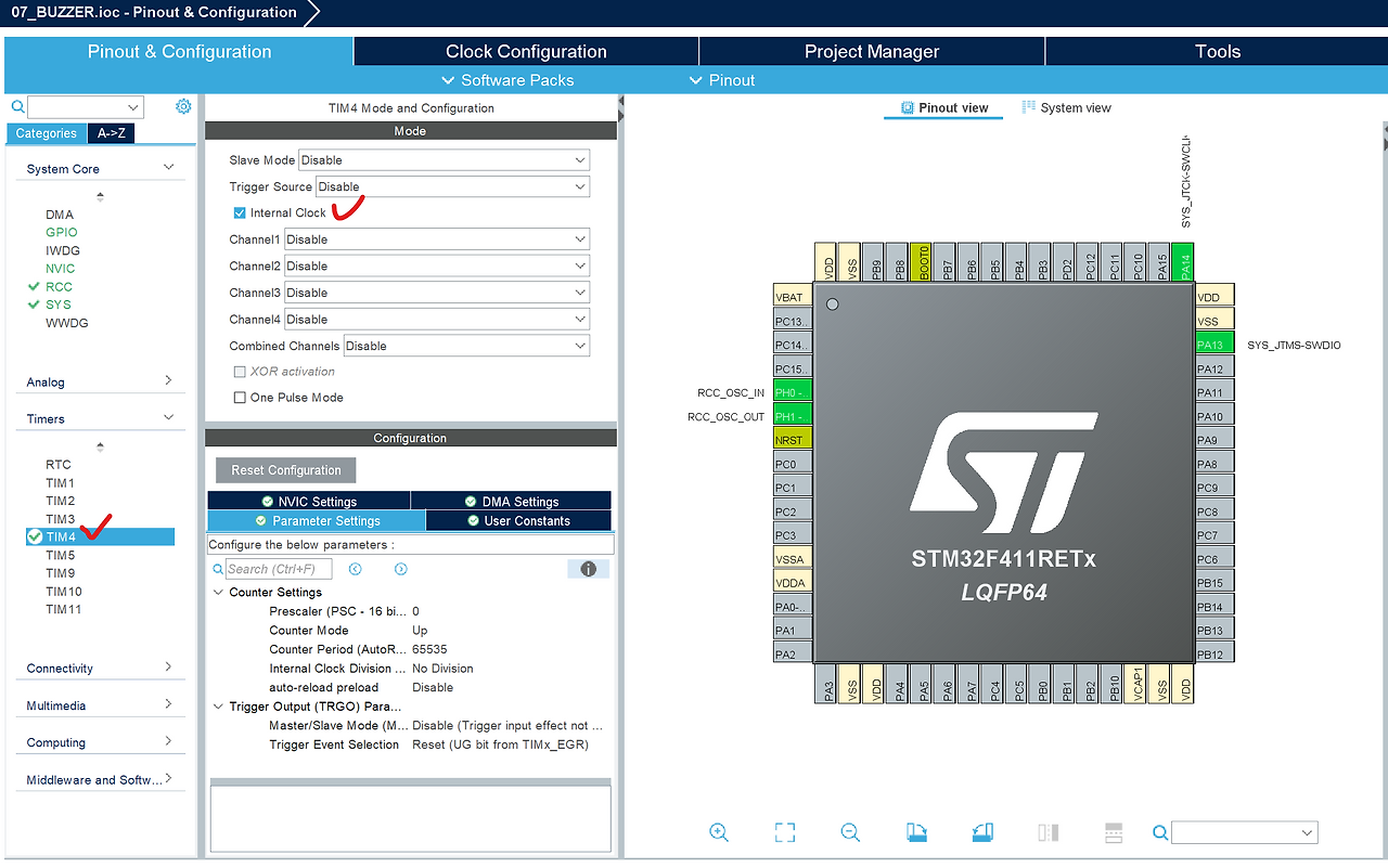 2024.7.29 [STM32]6 - BUZZER, ADC