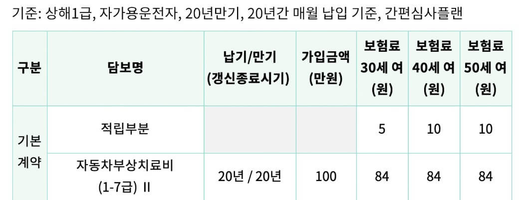 무배당 프로미라이프 참좋은운전자상해보험tm2404 Db손해보험 운전자보험 히포테크