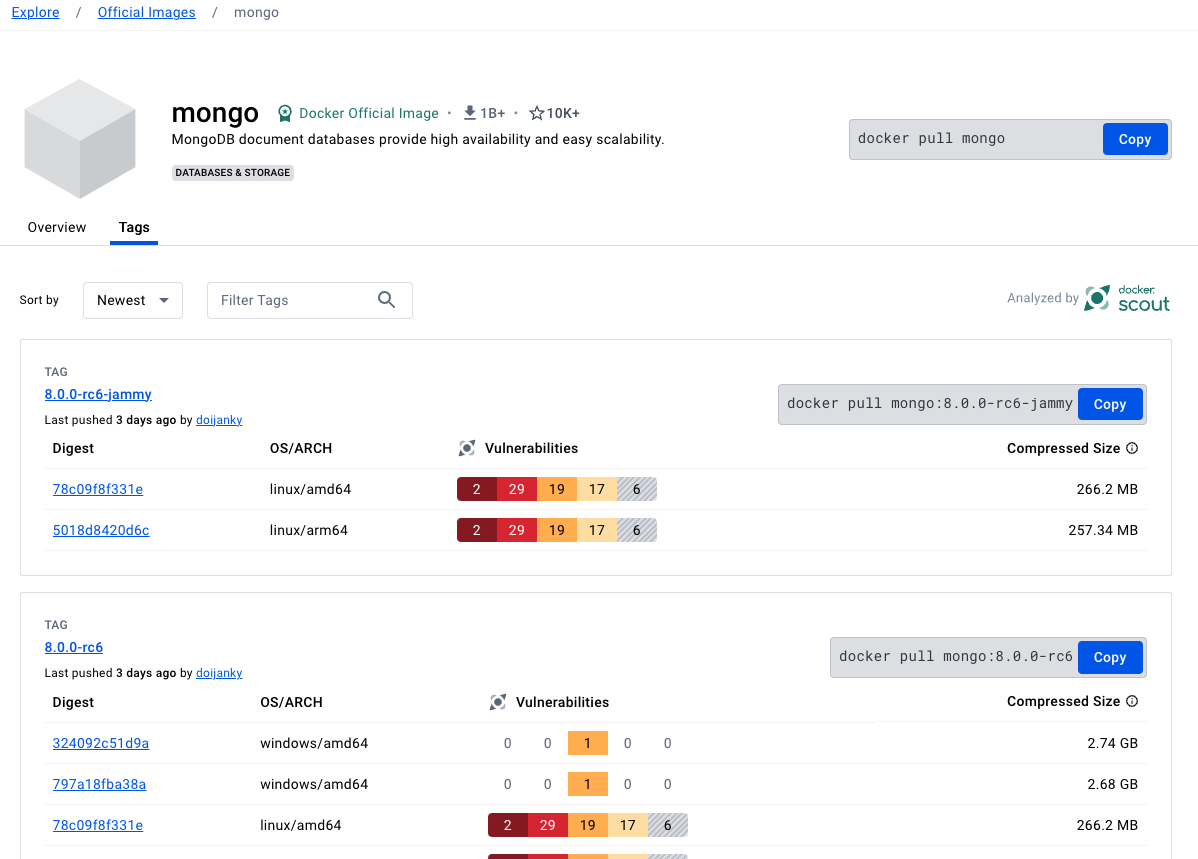 [AWS] EC2에 Docker 이용해서 mongoDB 설치하기 — while(true) { continue; }