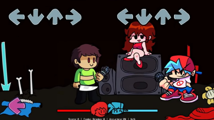 프나펌 차라 모드 다운로드 - FNF Vs. Chara FULL WEEK!