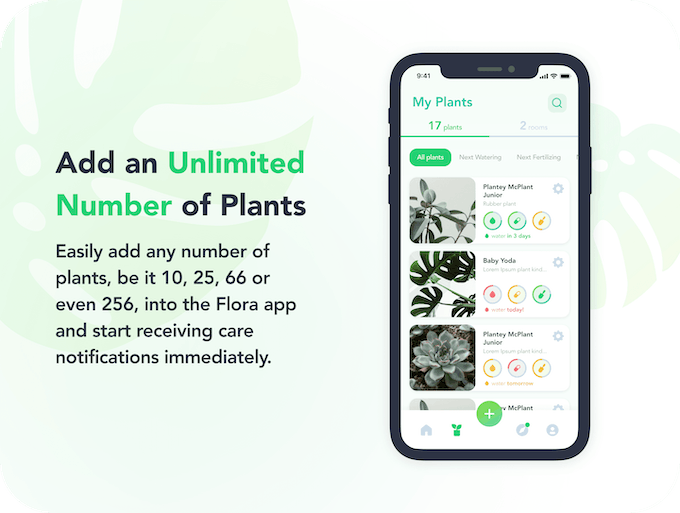식물 종에 맞게 키우는 방법을 알려주는 스마트 원예센서 'Flora Pod'