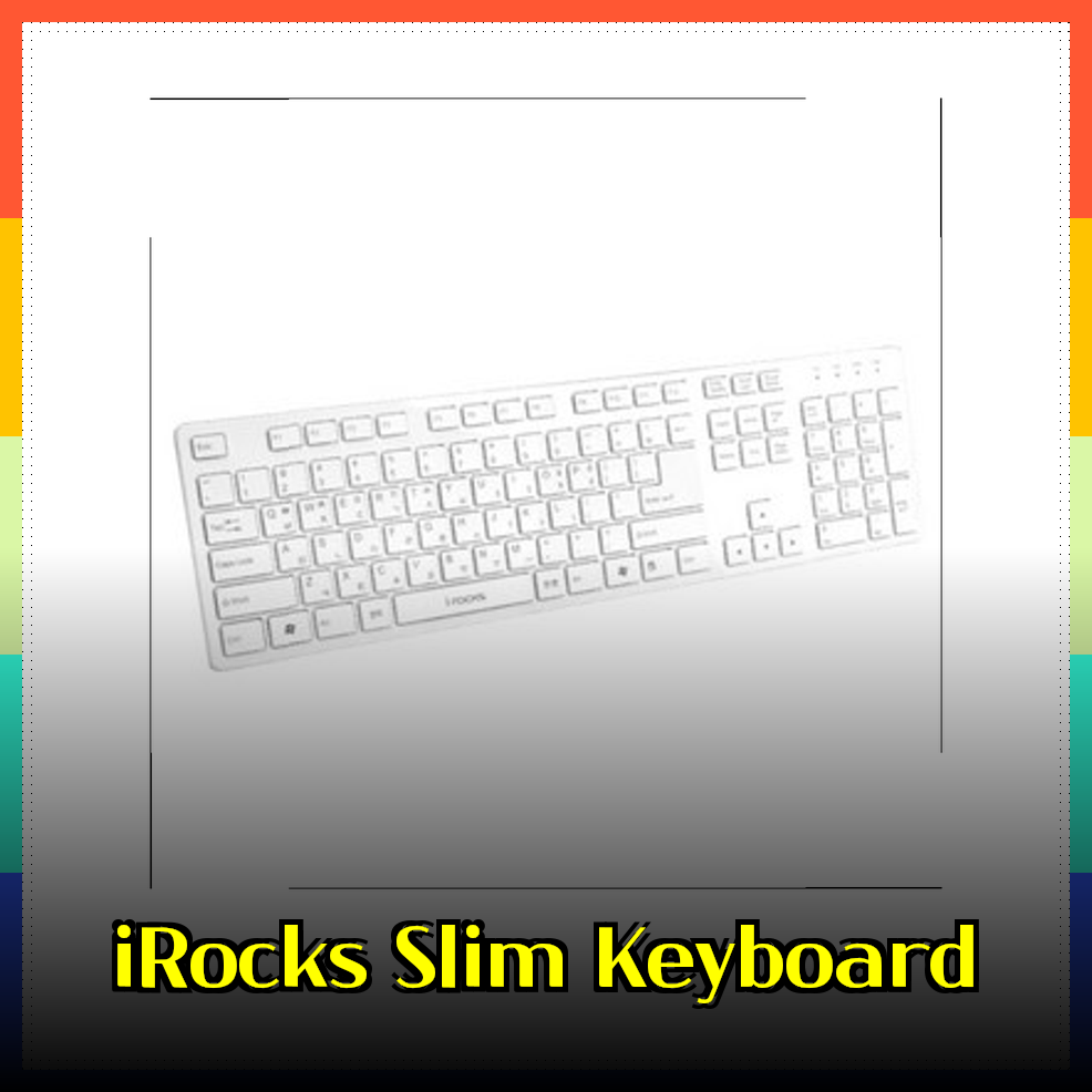 아이락스 퍼펙트 슬림 팬터그래프 키보드 IRK01W: 깔끔함과 편안함을 모두 갖춘 최고의 선택