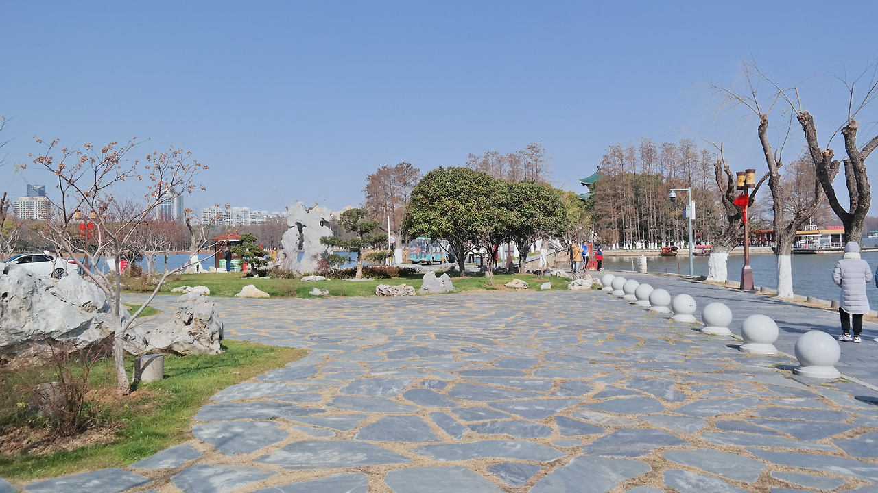 중국 호북성湖北省 후베이성 무한武汉 우한 동호东湖 동후