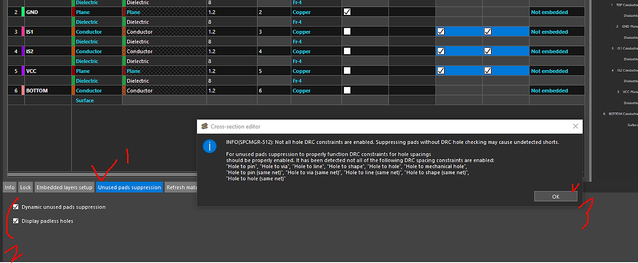 [PCB Editor] OrCAD/Allegro PCB 사용하지 않는 Via Pad 자동 제거 처리 (unused via ...