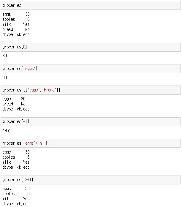 Python파이썬 Pandas판다스의 데이터 액세스와 연산