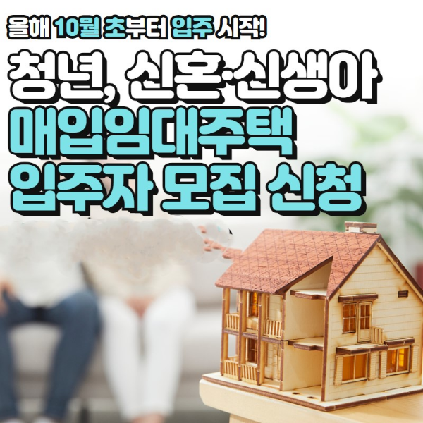 전국 14개 시·도에서 청년과 신혼·신생아 가구를 위한 매입임대주택 입주자 모집
