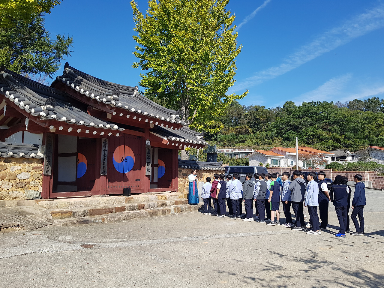 강진중학교 친구들이 방문한 강진 향교 체험 2019
