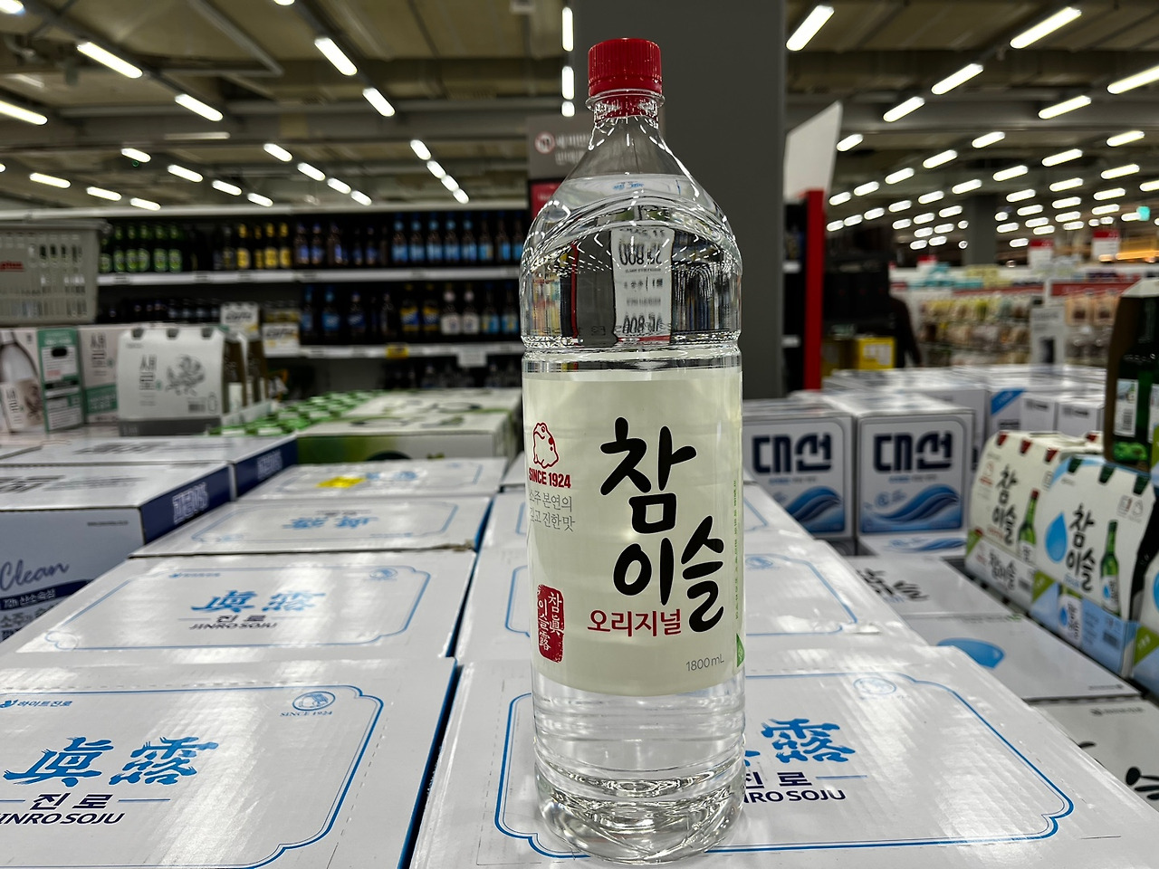 대용량 소주 1.8리터 페트병 대형마트 판매 가성비 가격 도수 종류 안내(참이슬, 처음처럼, 대선, 좋은데이)