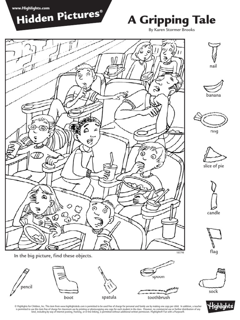 숨은 그림 찾기 도안 무료 30종