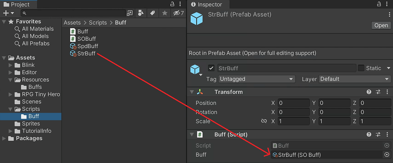 [유니티 활용] ScriptableObject 와 Reflection 을 이용한 간단한 버프 시스템 만들기