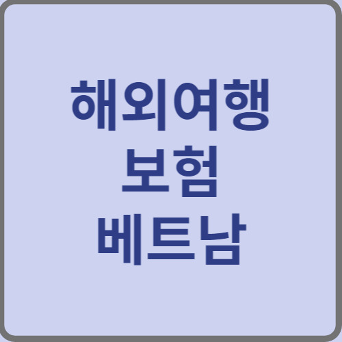 해외여행보험 가입자가 베트남에서 부상을 당했을 경우 보상절차는 어떻게 되나요