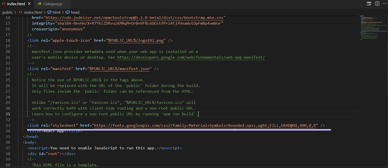 [React] Google fonts icons 사용하기