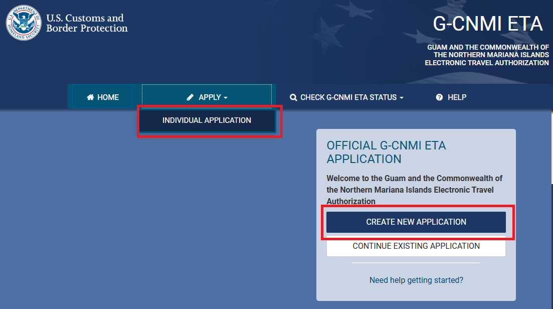 사이판 전자입신고서(G-CNMI ETA) 작성 가이드