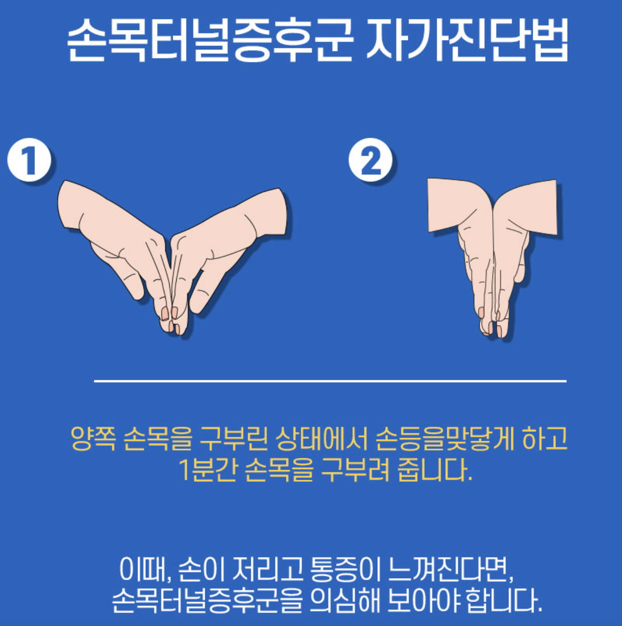 손목터널증후군 테스트와 손목터널 증후군을 해결하는 저렴하고 효과좋은 가성비 아이템 추천과 예방법