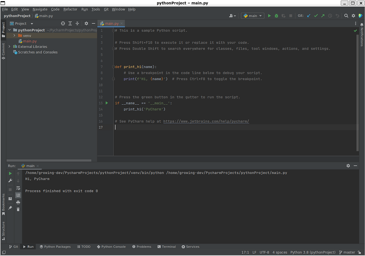 [개발 환경] 파이썬(Python) IDE PyCharm 소개 및 설치 방법 — 성장하는 개발자 블로그