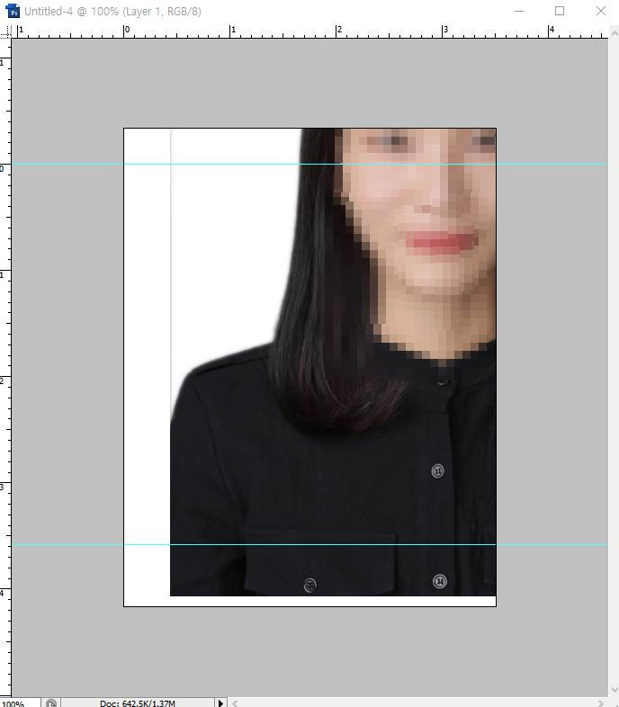여권 사진 규격 맞추기 여권사진편집