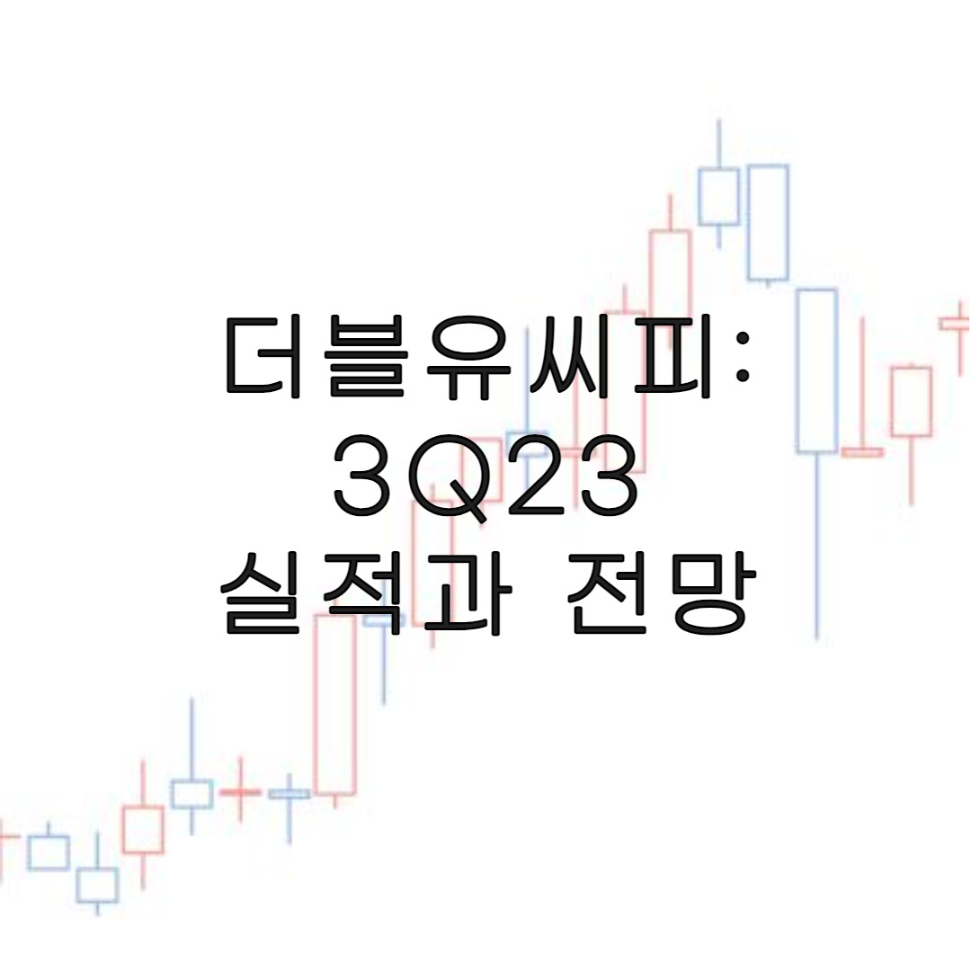 더블유씨피: 3Q23 실적과 전망