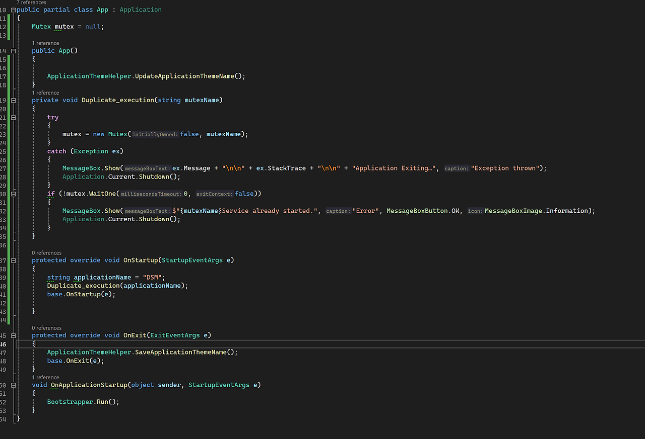 [WPF] Mutex :: 기억상기용