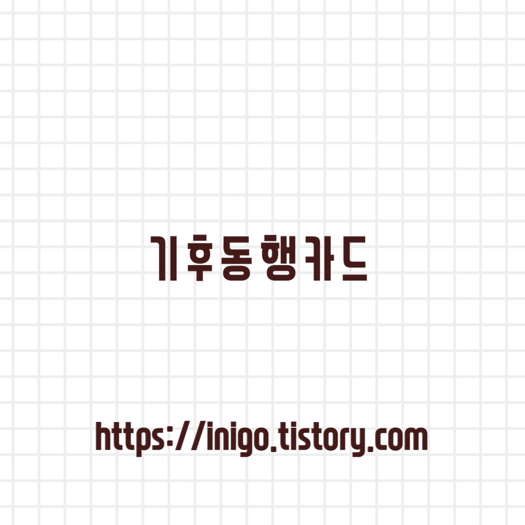 서울시 기후동행카드 혜택 지원 대상 신청 방법까지 총정리