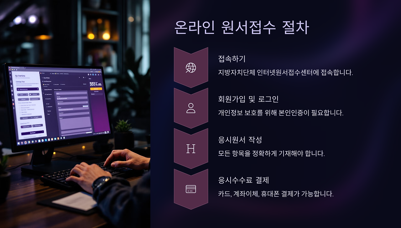 9급 지방직 교육행정직 공무원 시험 원서접수 방법과 절차