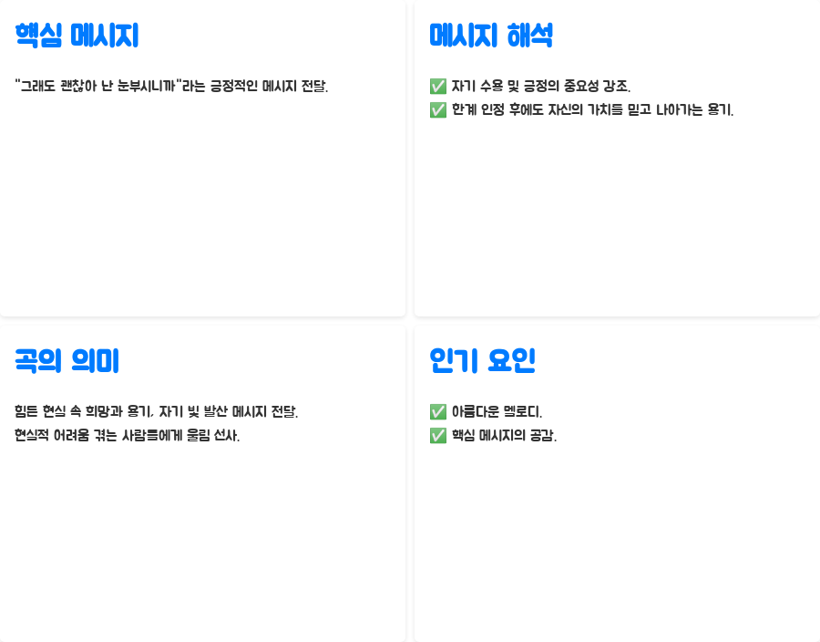 황가람 나는 반딧불 가사 해석 당신의 마음을 울릴 노래