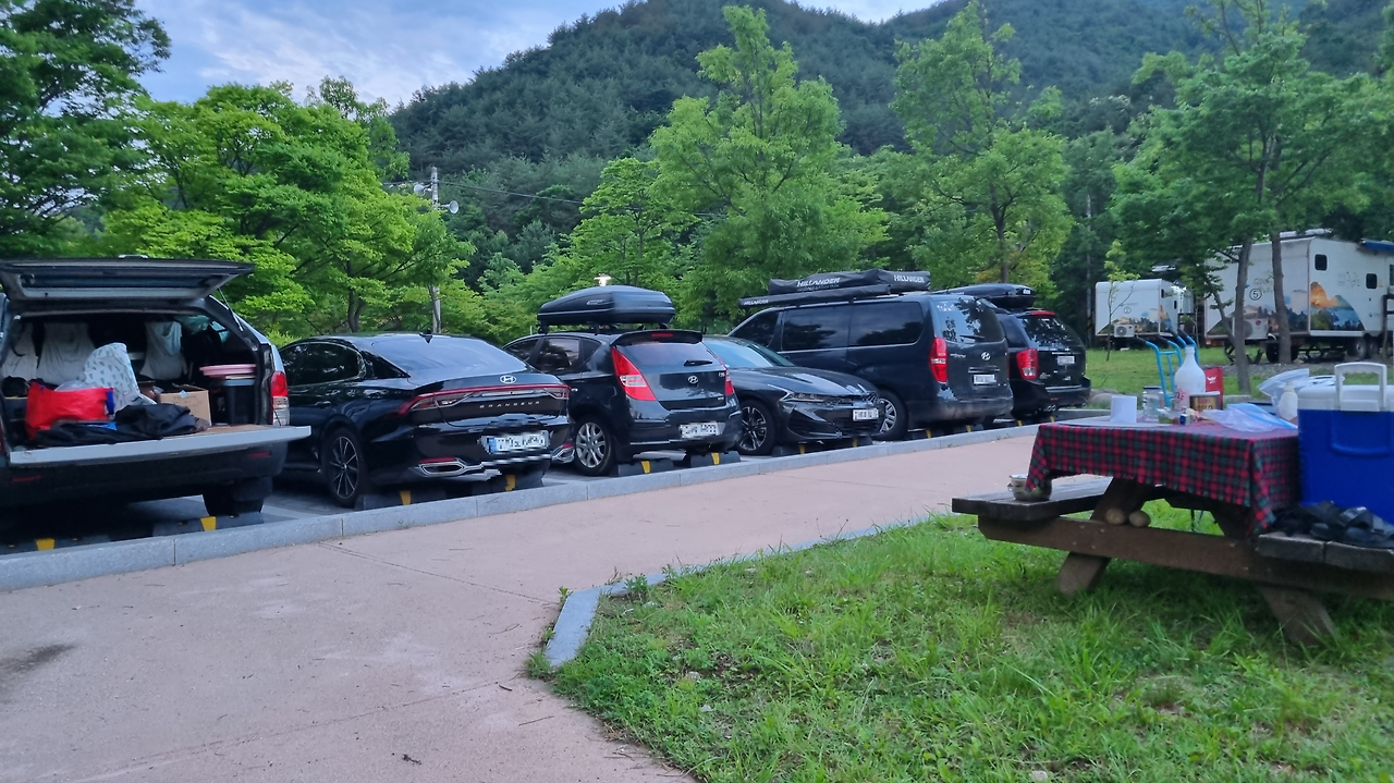 설악산 설악동 캠핑장 야영장 배치도 A영지 국립공원야영장예약 정보