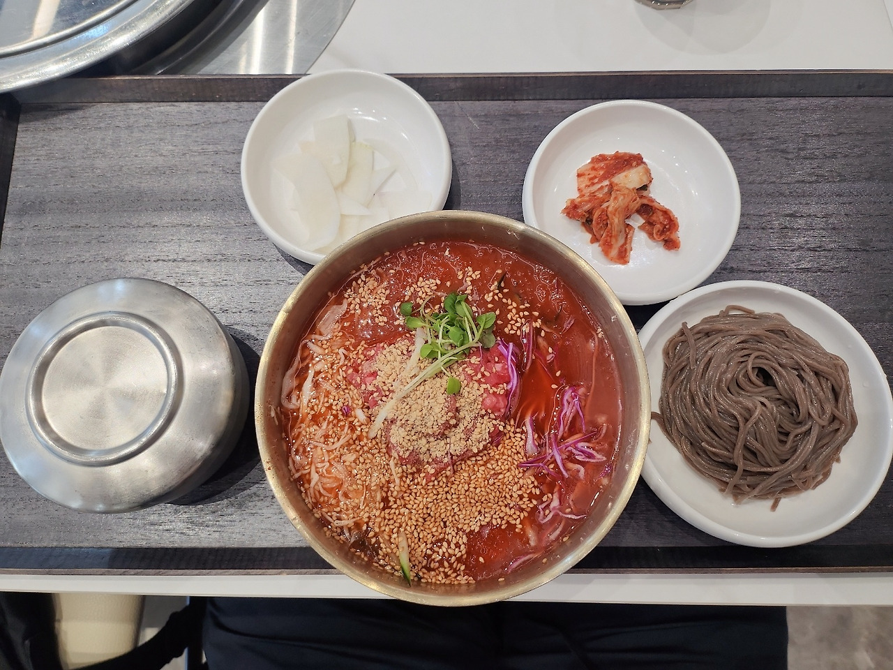양정 국제식품 국제 광천수 온천 초원농원 한우물회 내돈내산 후기 — 행복한 알파카 스토리
