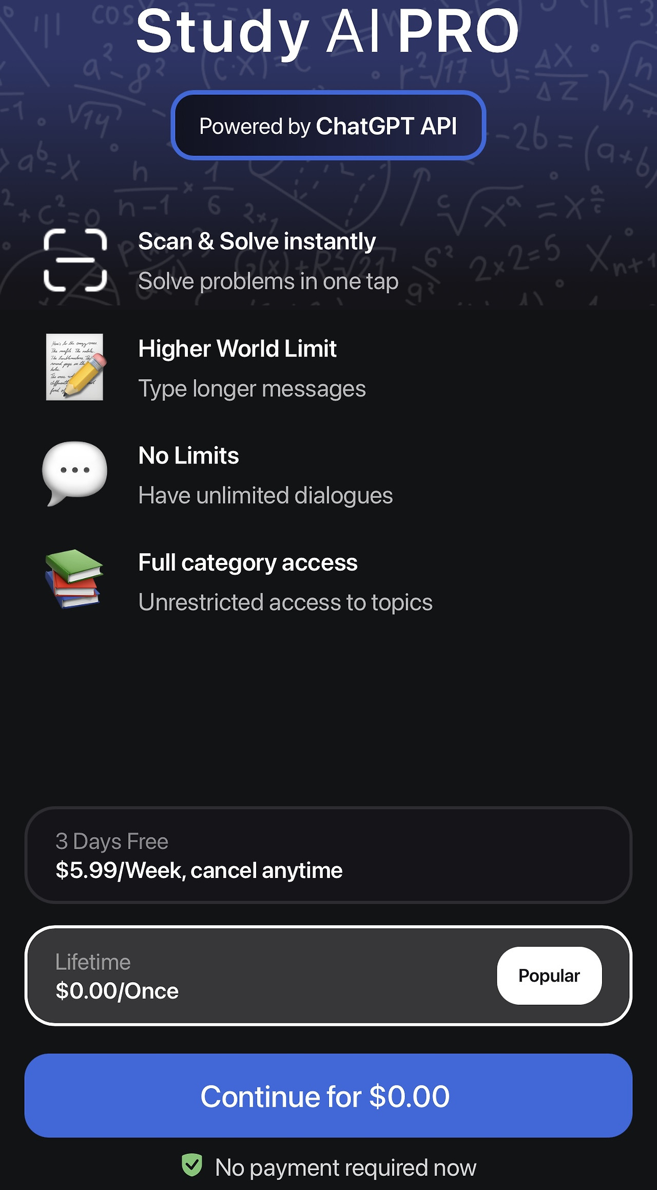 [IOS] AI Homework Helper - Studyai