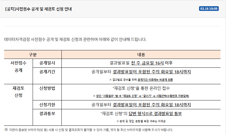 ADsP(데이터 분석 준전문가) 36회 합격 후기