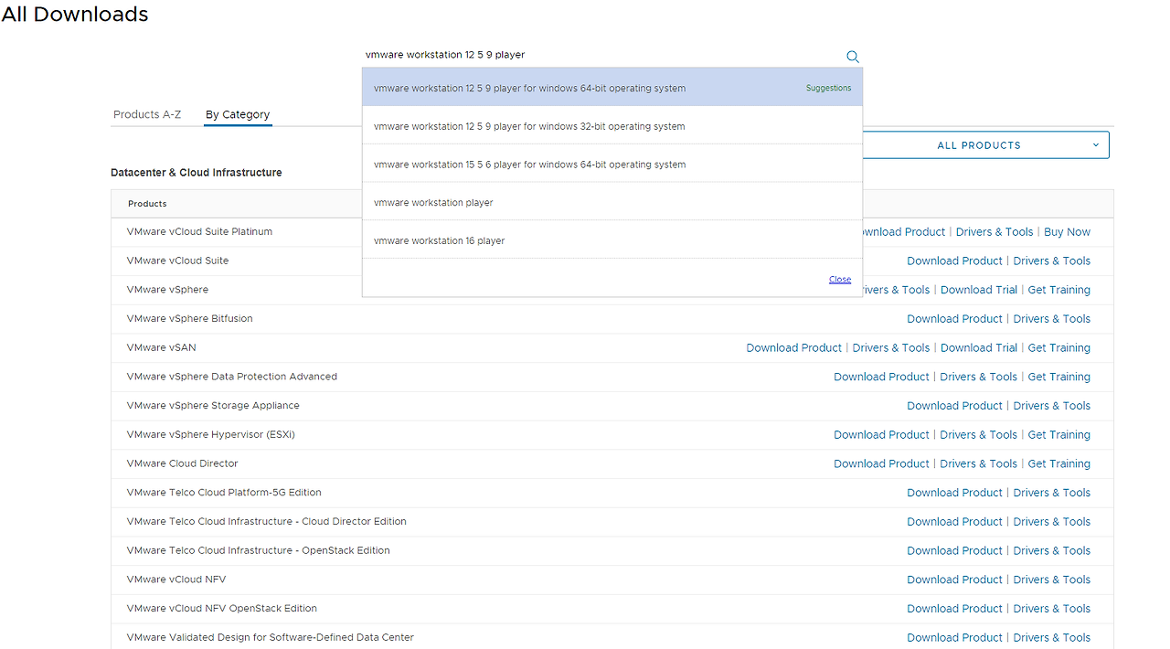 [VMWARE] VMware Workstation 12 player_다운로드 및 설치하기
