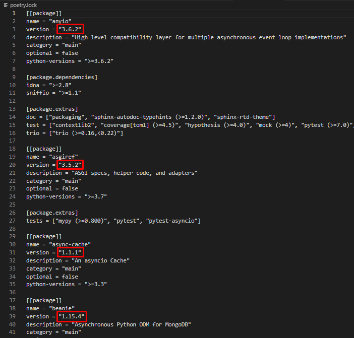 [python] 패키지 관리자 poetry의 pyproject.toml과 poetry.lock by bskyvision.com