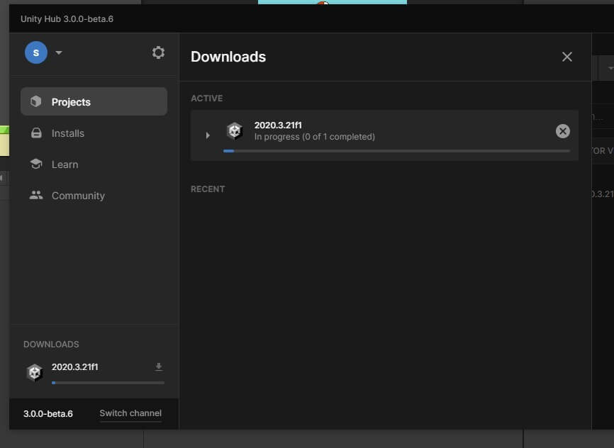 유니티 No Android module loaded 문제 해결