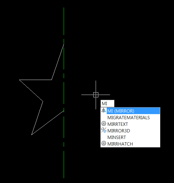 AUTO CAD 대칭(MIRROR) 쓰는 법.
