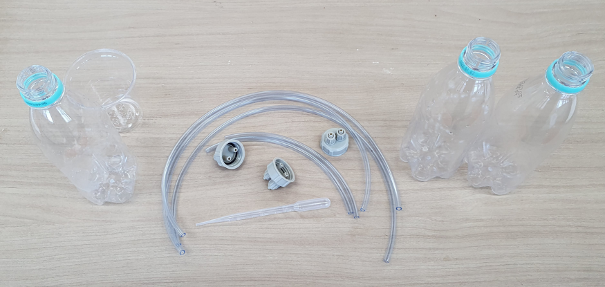 페트병으로 초간단 헤론 분수 만들기(수압,기압)