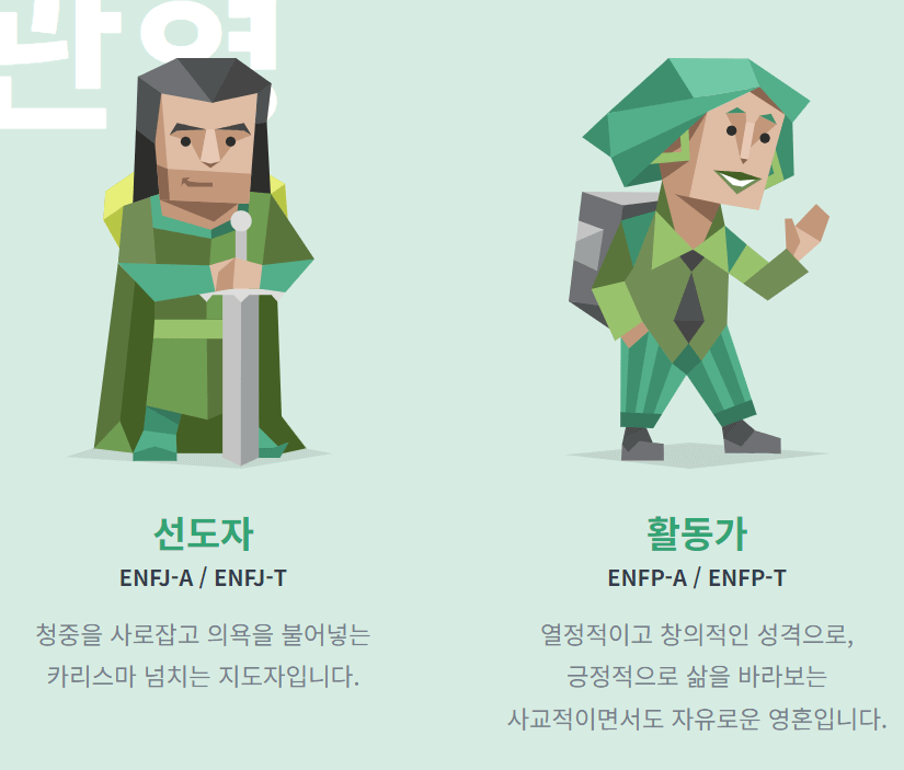 Mbti 성격유형검사 해석 16가지 성격유형