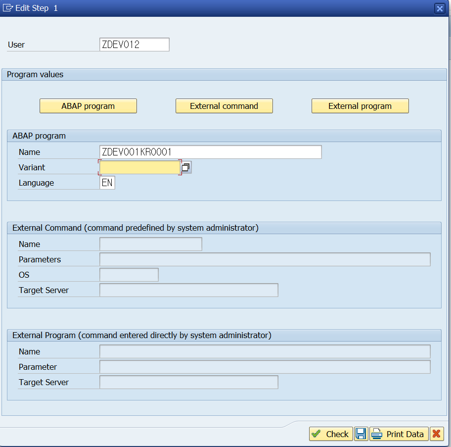 # [SAP] Batch Job - SM37