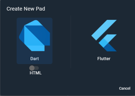 Dart & Flutter 웹 온라인 IDE 추천 및 사용법 DartPad & FlutLab