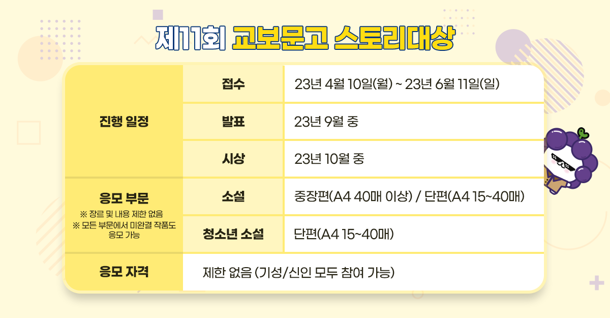 스토리 더 큰 날개를 달다 제11회 교보문고 스토리대상