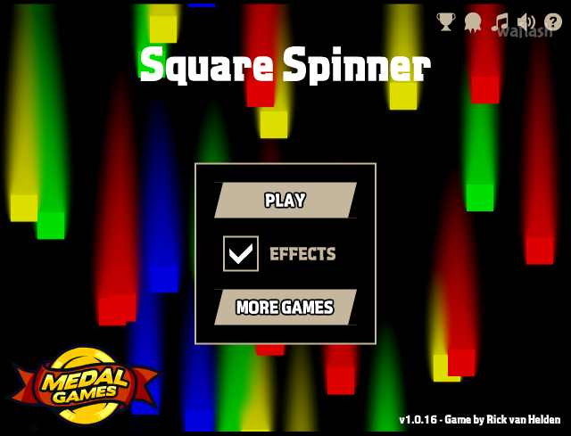스퀘어 스피너 - Square Spinner - 플래시게임 | 와플래시 게임 아카이브