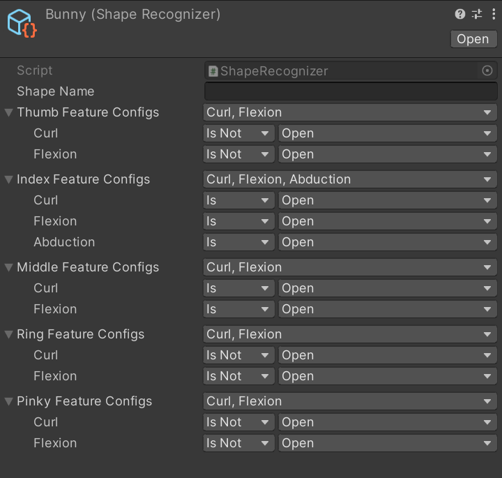 Unity Hand Pose Detection with OVR