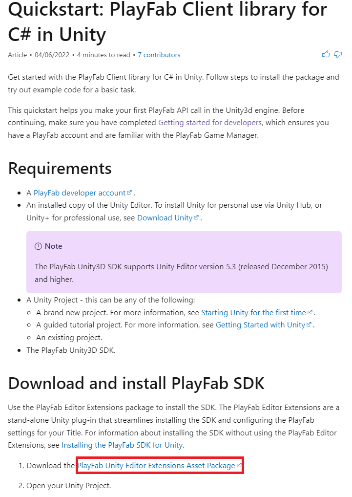 [Unity] 유니티에 PlayFab 연동하기 :: 지식공유