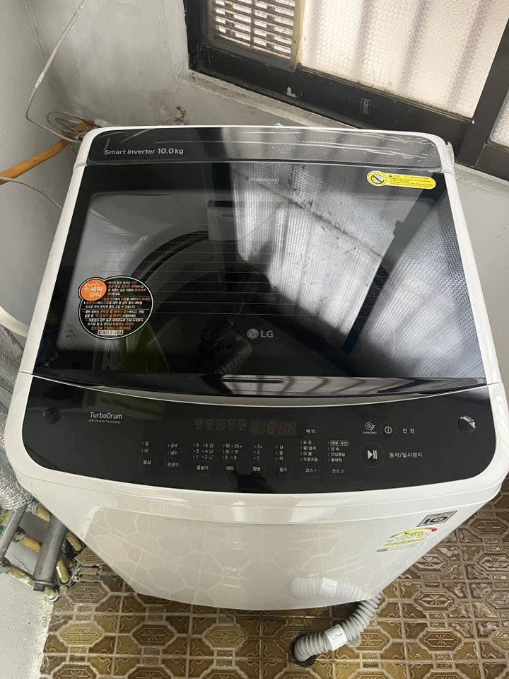 LG 통돌이 세탁기 TR10WL 10kg 화이트 방문설치 사용 리뷰