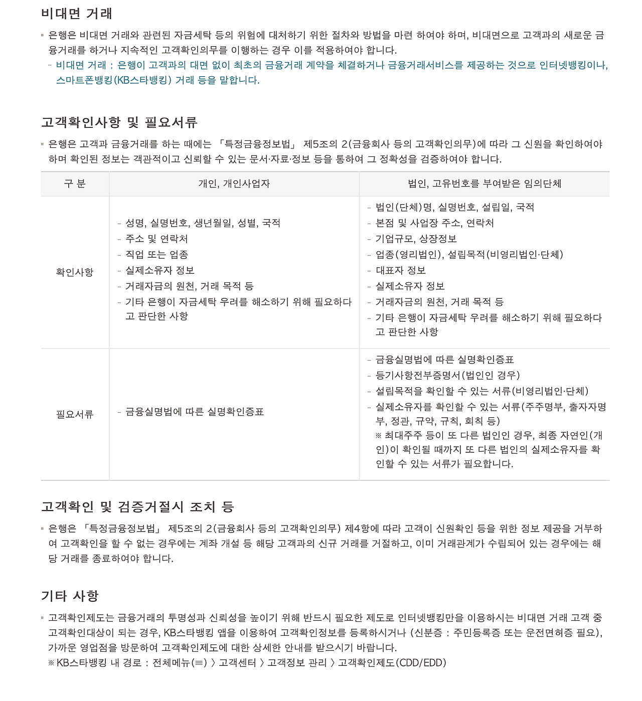 고객확인제도 Cdd Edd 뜻과 차이