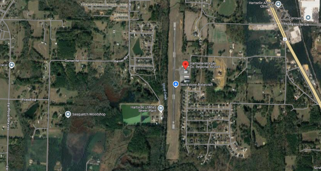 Hartselle–Morgan County Regional Airport (was Rountree Field) in ...